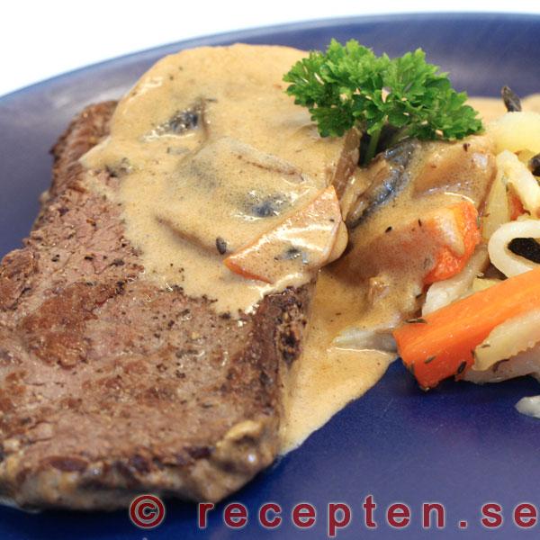 Stekt ryggbiff - Recept