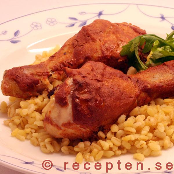 Kyckling i ugn med sambal oelek - Recept