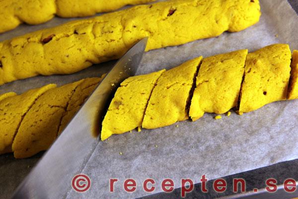 Saffransbiscotti - Recept