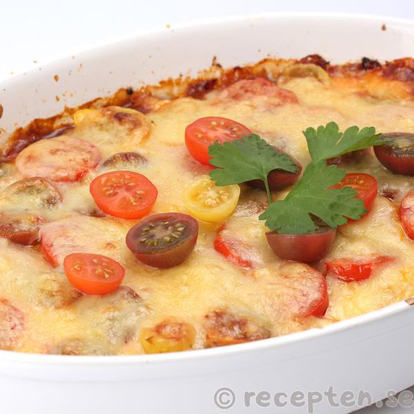 Tacopaj - Tacokryddad köttfärspaj - Recept