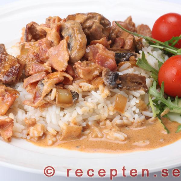 Grytbitar av fläskkött - Recept - Recepten.se