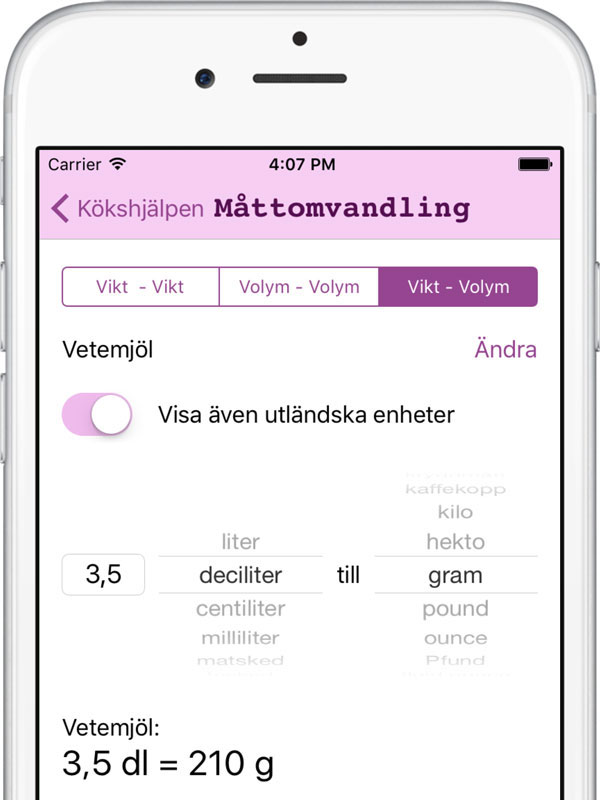 M ttomvandling Vad V ger 1 Dl Recepten se M ttomvandling Vad V ger 1 Dl Recepten se